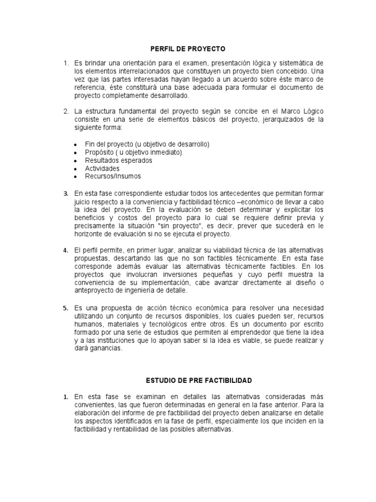 Estudio De Factibilidad Técnica Para Un Proyecto De Producción Pdf