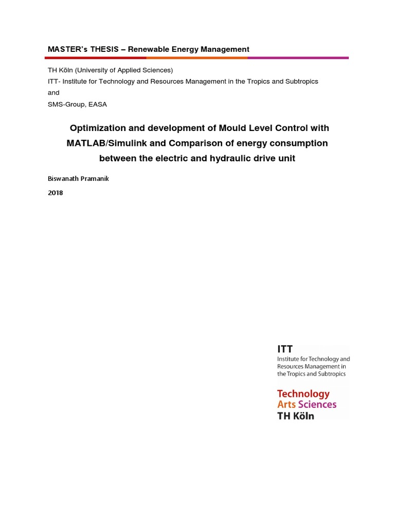 Master Thesis | PDF | Programmable Logic Controller | Matlab