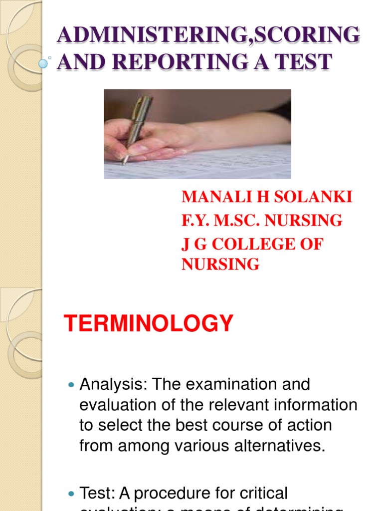 Administering, Scoring, and Reporting Tests: A Comprehensive Guide to ...