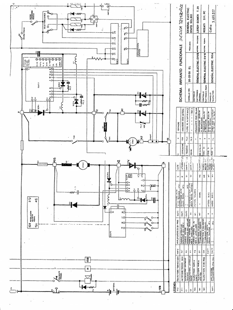 GE EV1 Schema Elettrico | PDF