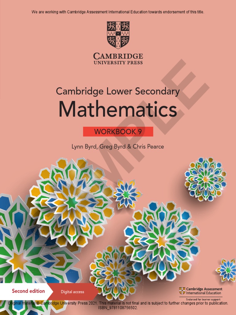 Workbook Stage 9 | PDF | Area | Arithmetic