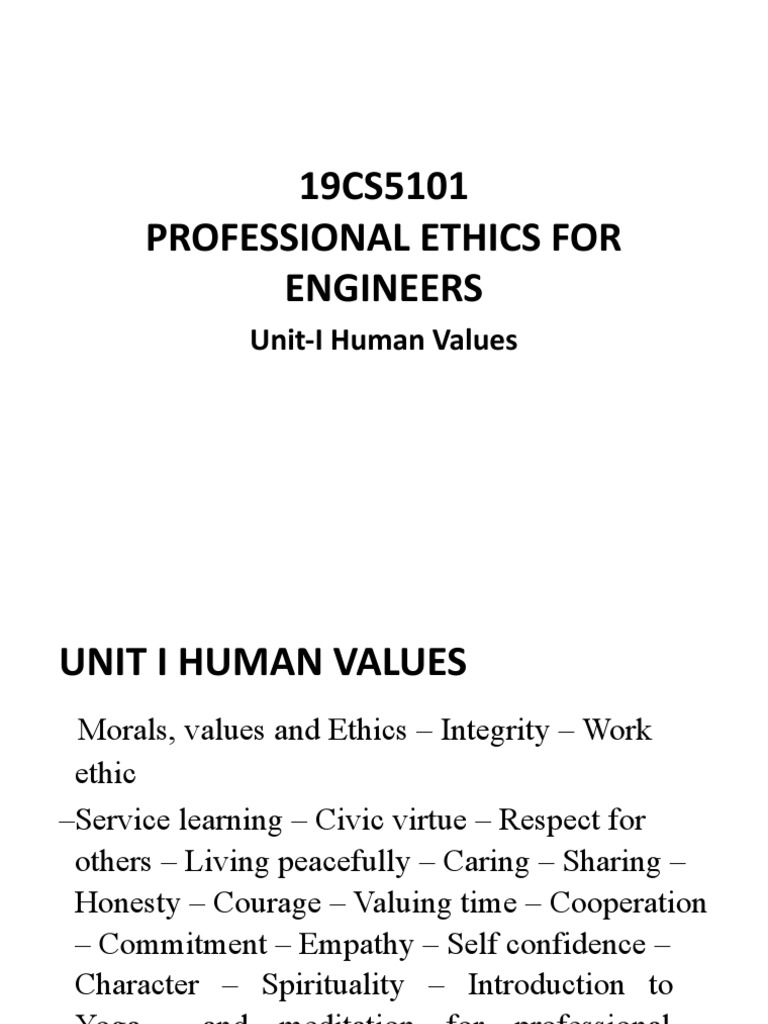 Ethics Unit 1 Download Free Pdf Integrity Morality