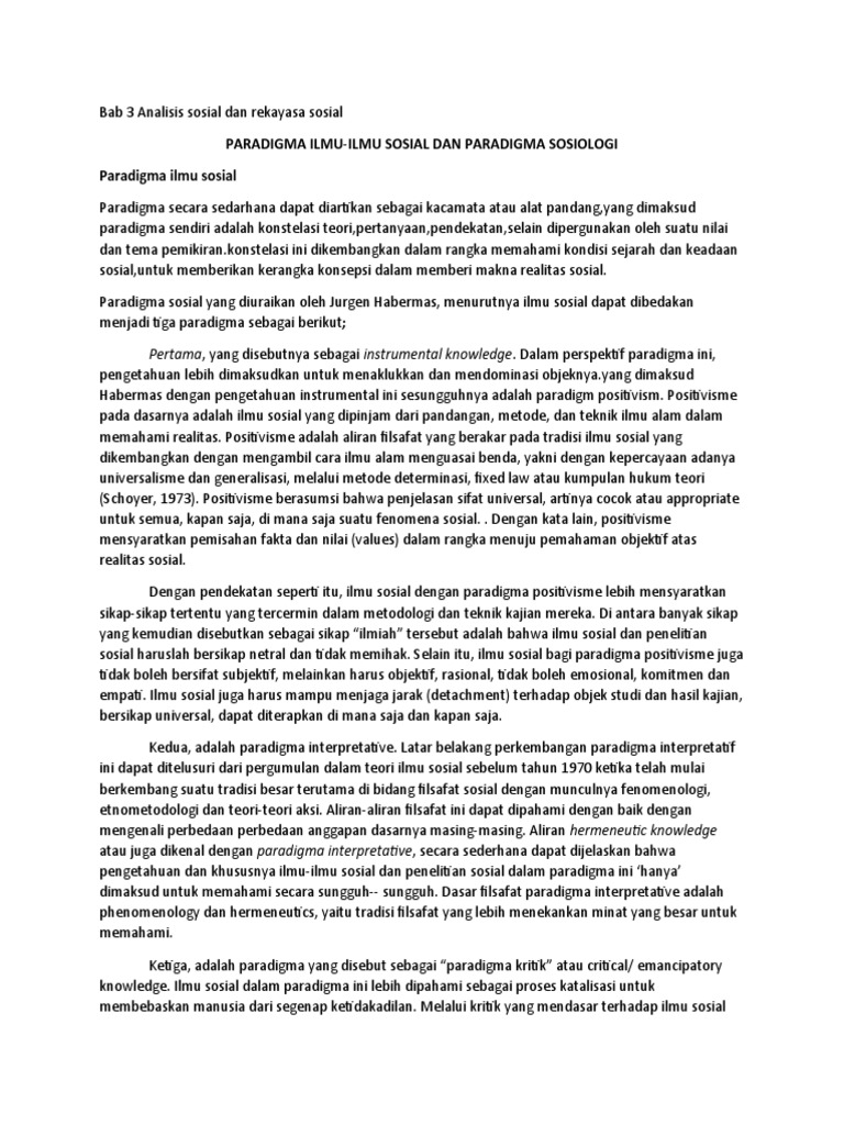 Bab 3 Analisis Dan Rekayasa Sosial | PDF