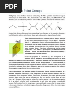 Point Group Symmetry Practice Guide | PDF | Molecules | Physical Sciences