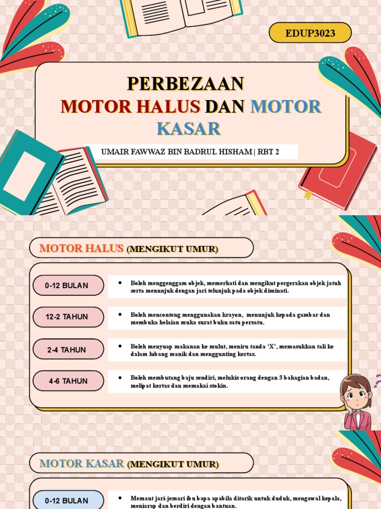 M2 Tutorial - Perkembangan Motor Halus Dan Motor Kasar (UMAIR RBT2) | PDF