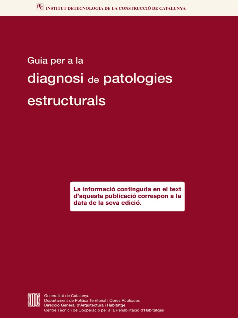 Guia Diagnosi Patologies Estructurals ITEC 1993 | PDF