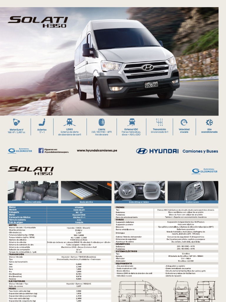 Ficha Tecnica Solati h350 | PDF