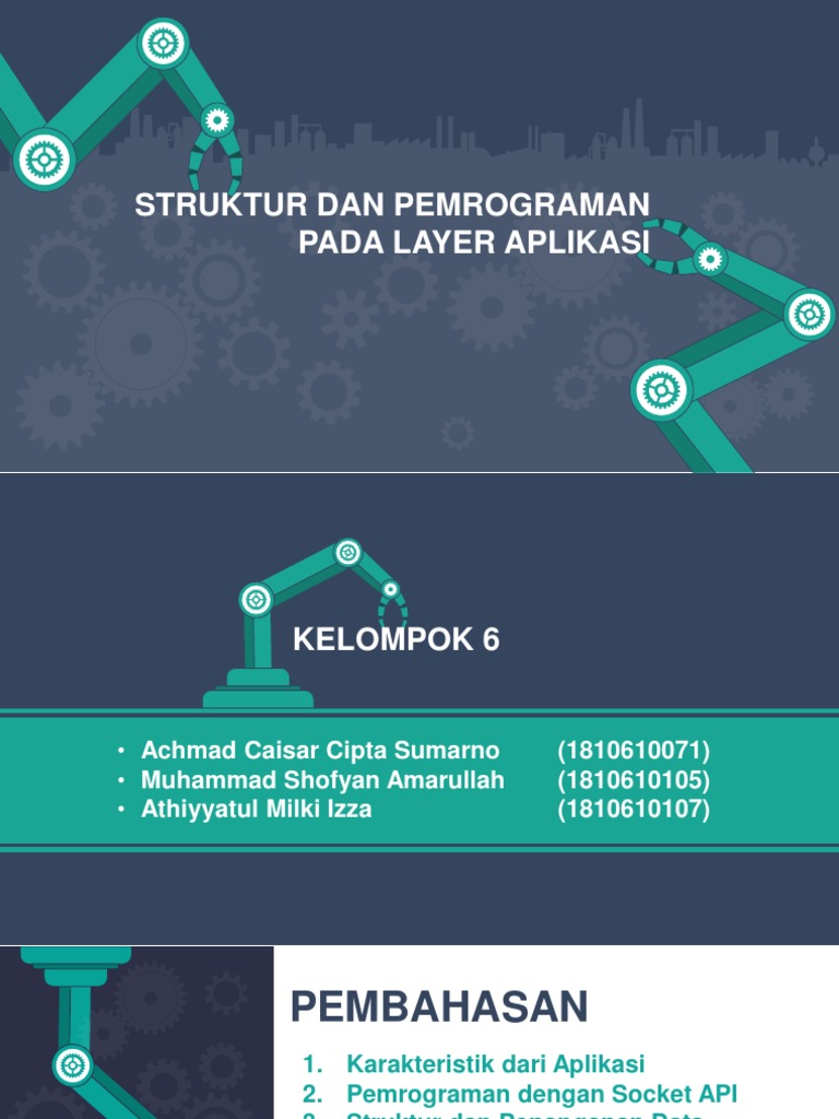 Struktur Dan Pemrograman Layer Aplikasi | PDF