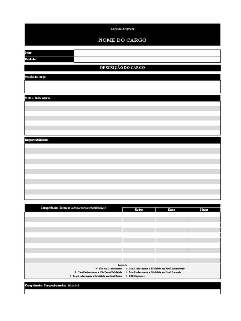 Modelo de RCF para Preencher | PDF