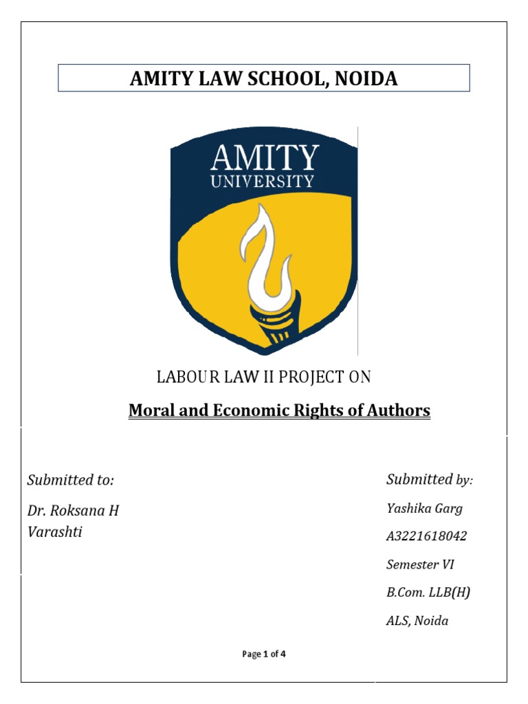 Sample Project Cover Page | PDF | Copyright | Civil Law (Common Law)