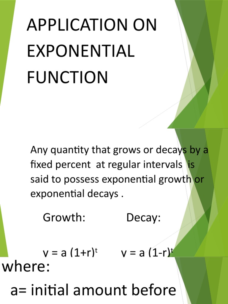 Exponential and Logarithmic Functions Explained in 15 Examples | PDF ...