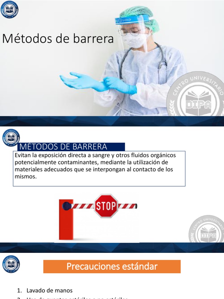Metodos de Barrera | PDF | Esterilización (Microbiología) | Sistema inmune