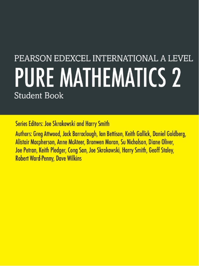 Pure Maths Book 2 | PDF
