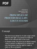Locus Standi NOTES | PDF | Standing (Law) | Lawsuit