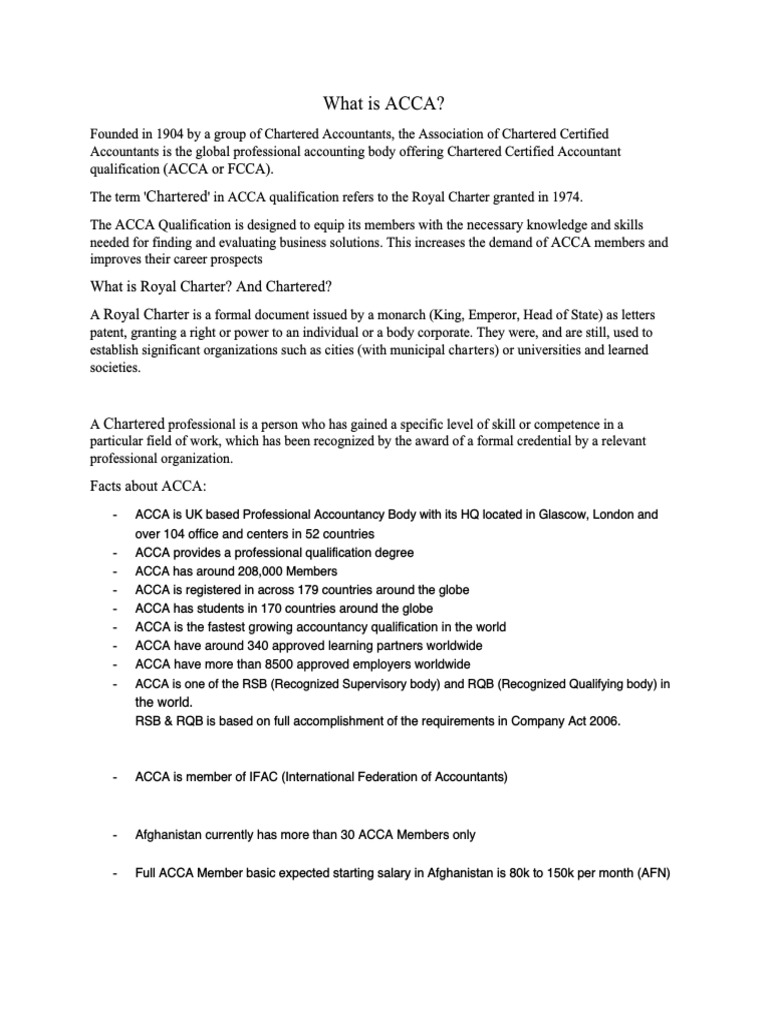 Fa1 Day One ACCA Introduction Class | PDF | Accounting | Business Economics