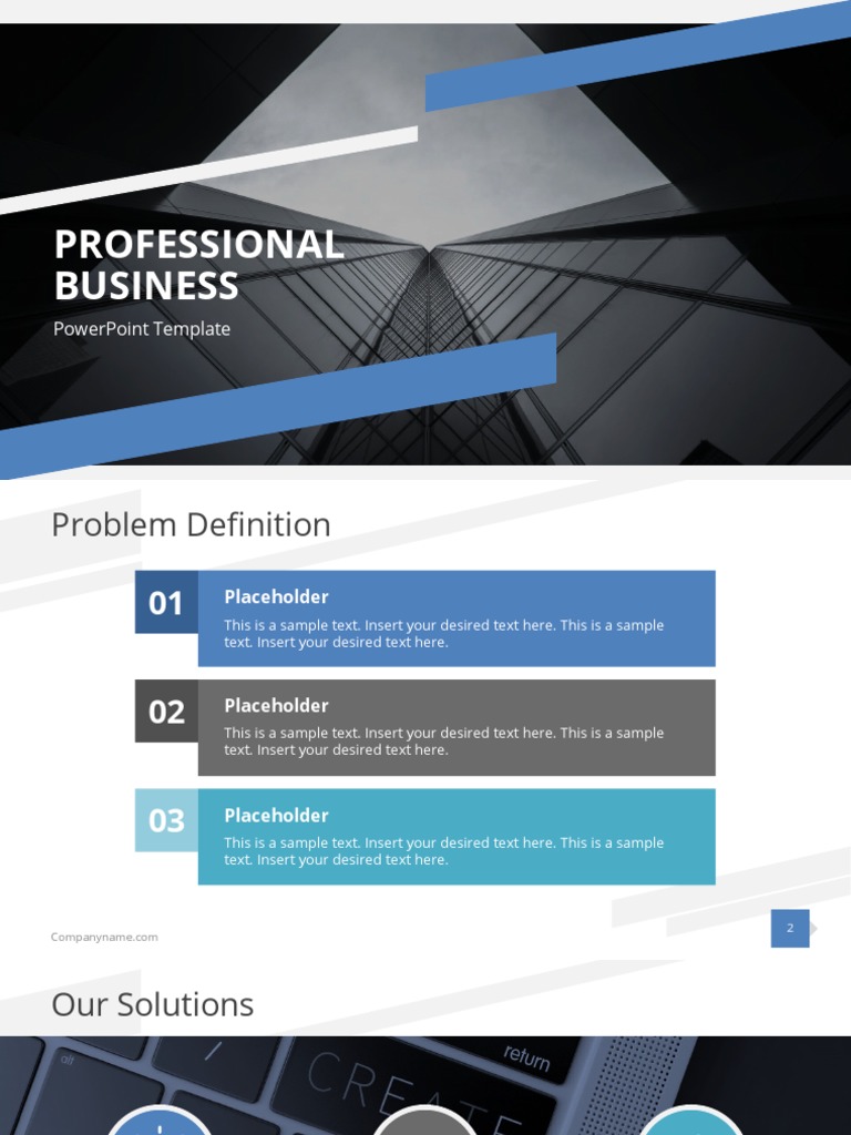 Professional Business: Powerpoint Template | Download Free PDF ...