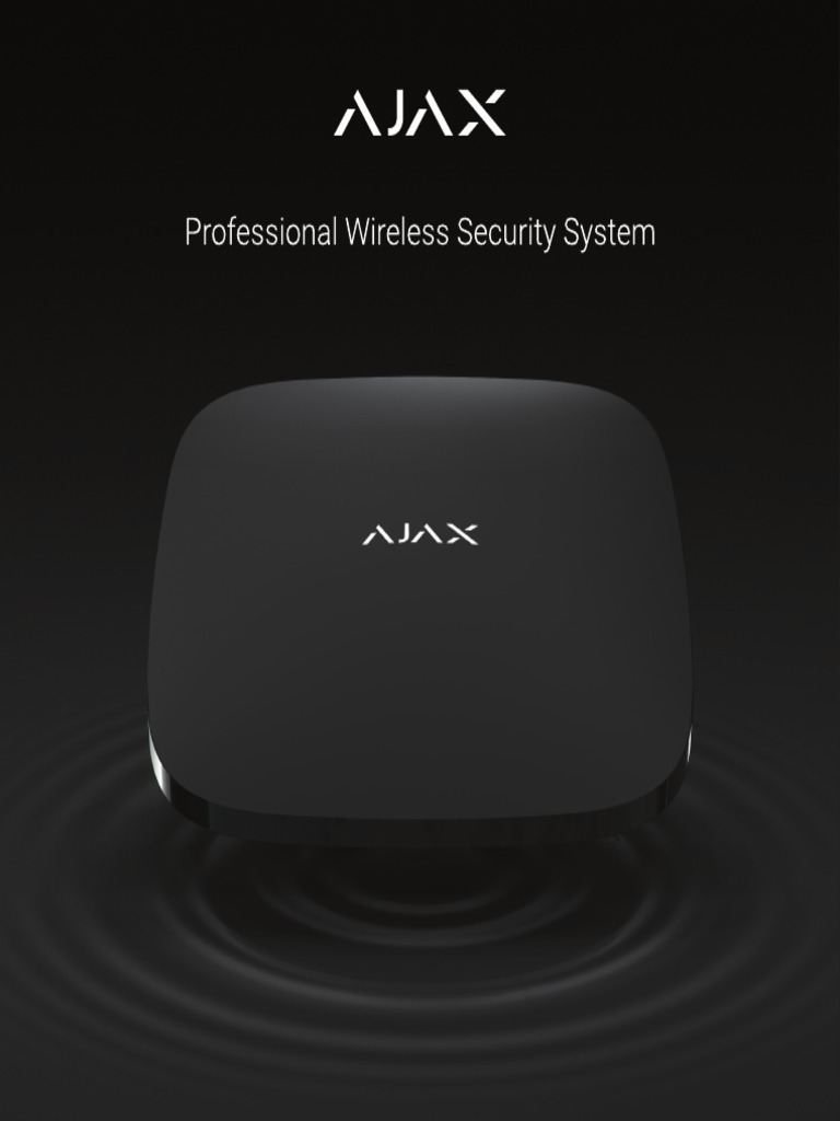 An Overview of Ajax Systems' Home Security Products and Cloud-Based Monitoring Services | PDF