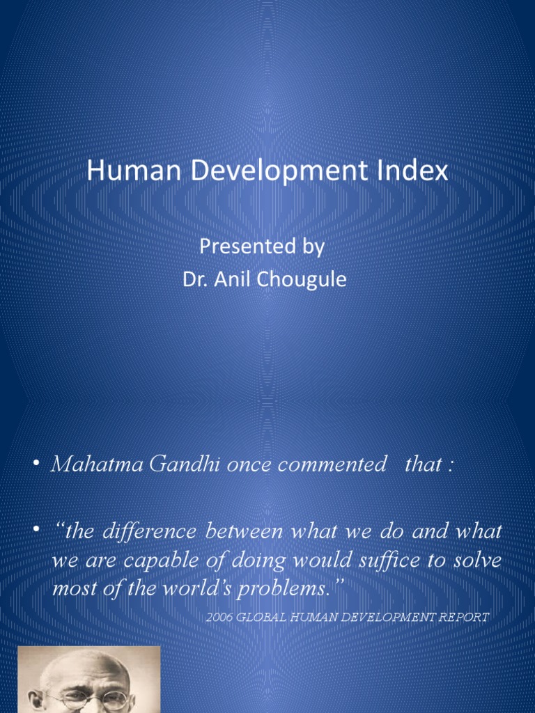 Human Development Index | PDF | Human Development Index | Index Numbers