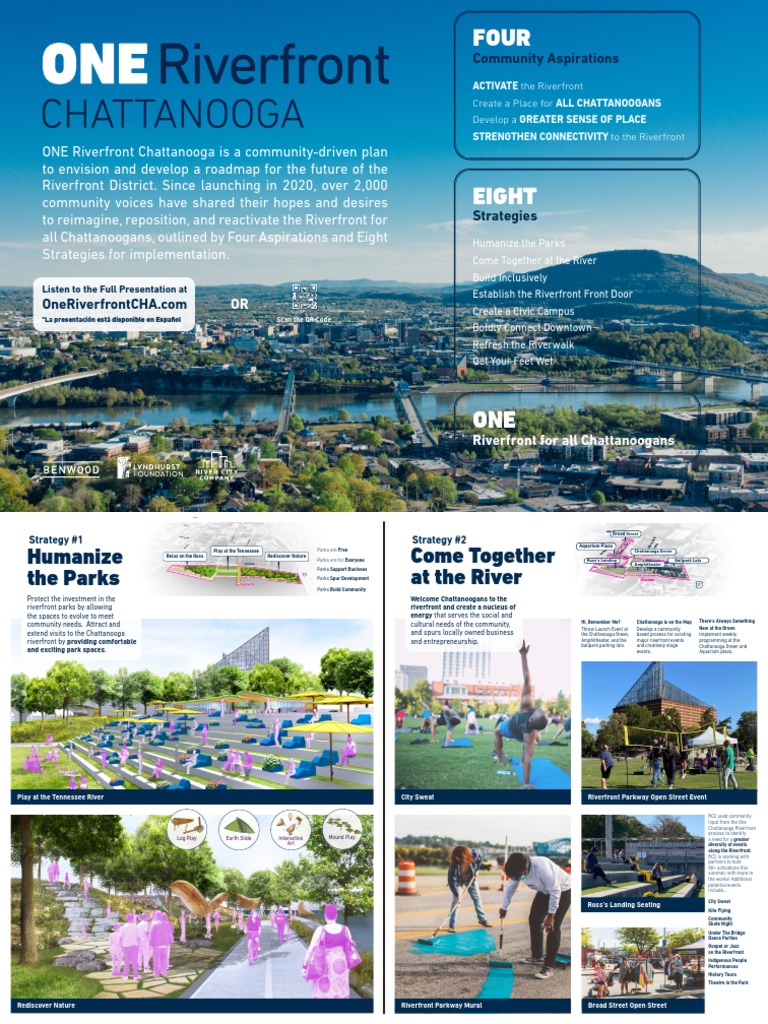 River City Company Unveils ONE Riverfront Plan | PDF | Chattanooga | Leasehold Estate