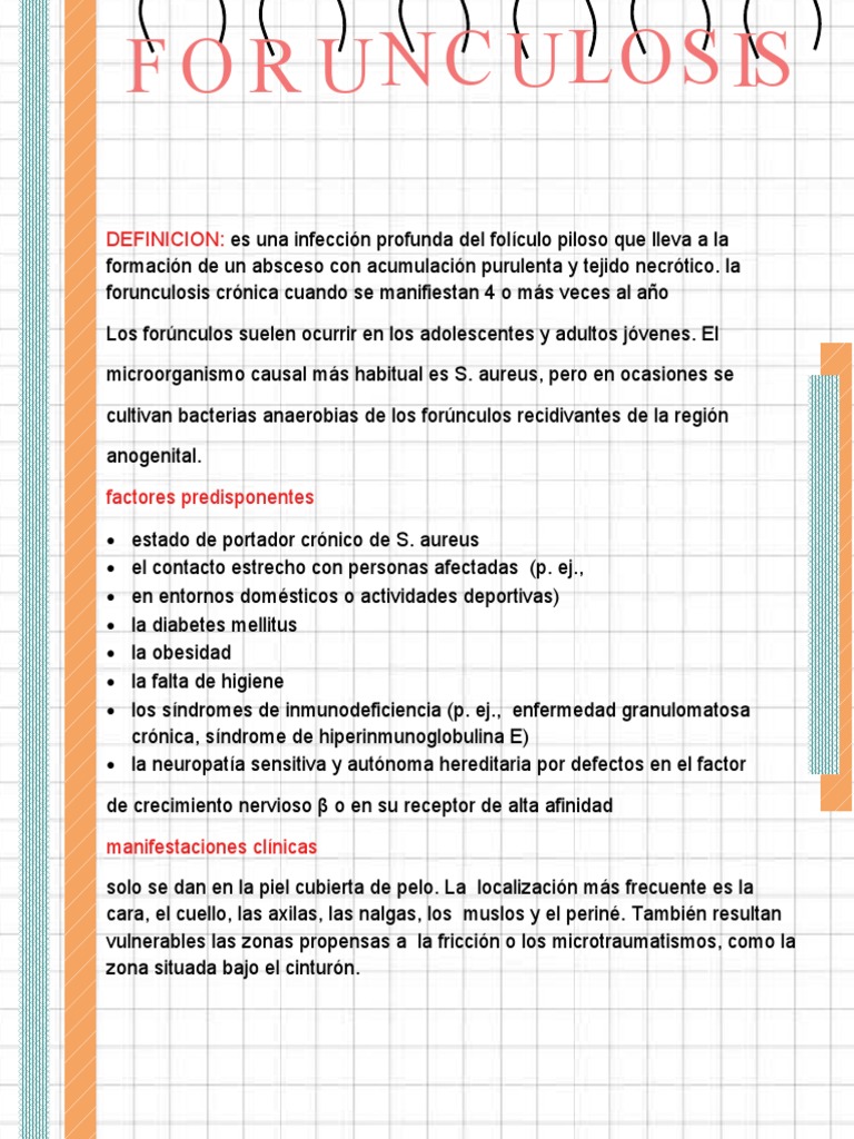 Forunculosis | PDF | Staphylococcus Aureus | Medicina CLINICA
