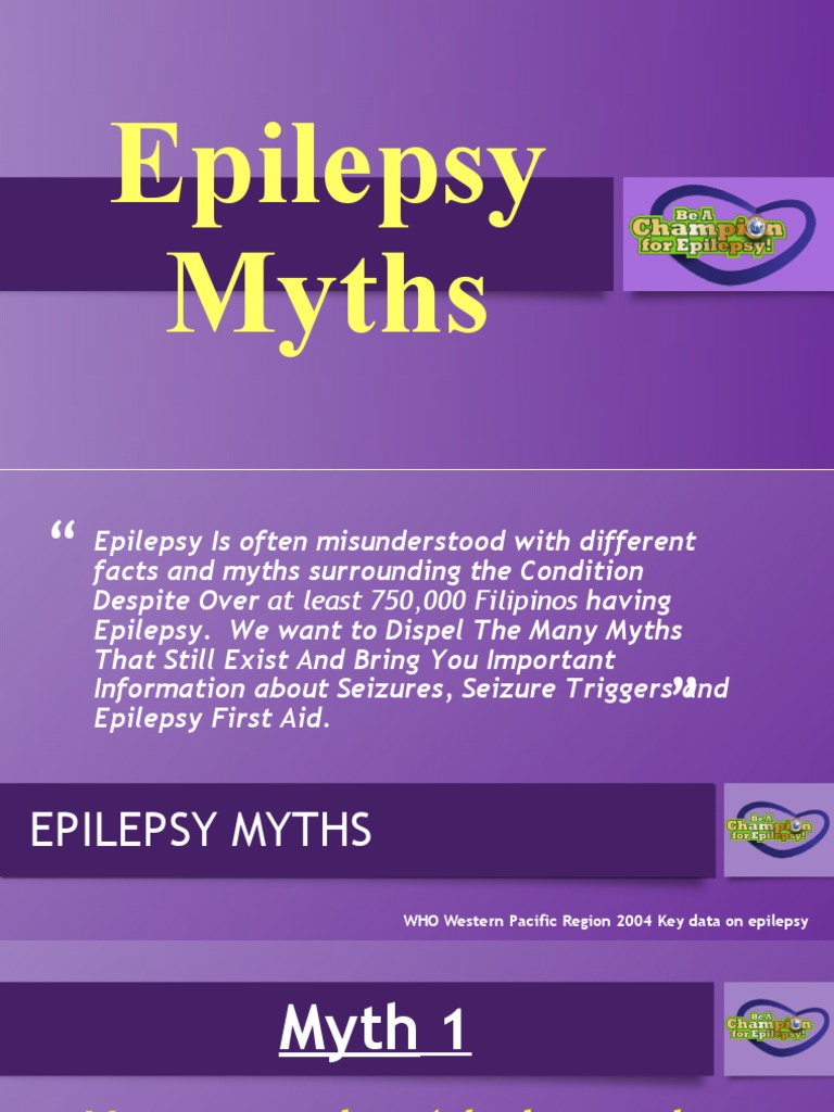 Epilepys Myths and Facts | PDF | Epilepsy | Disorders Causing Seizures