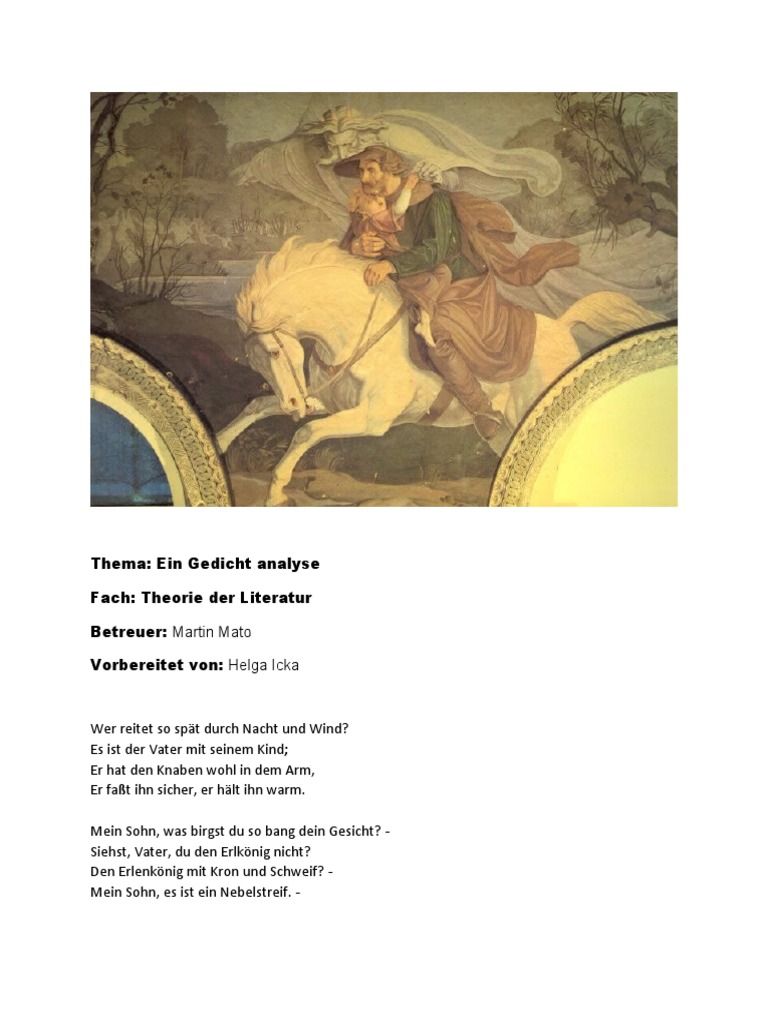 Erlkonig | PDF