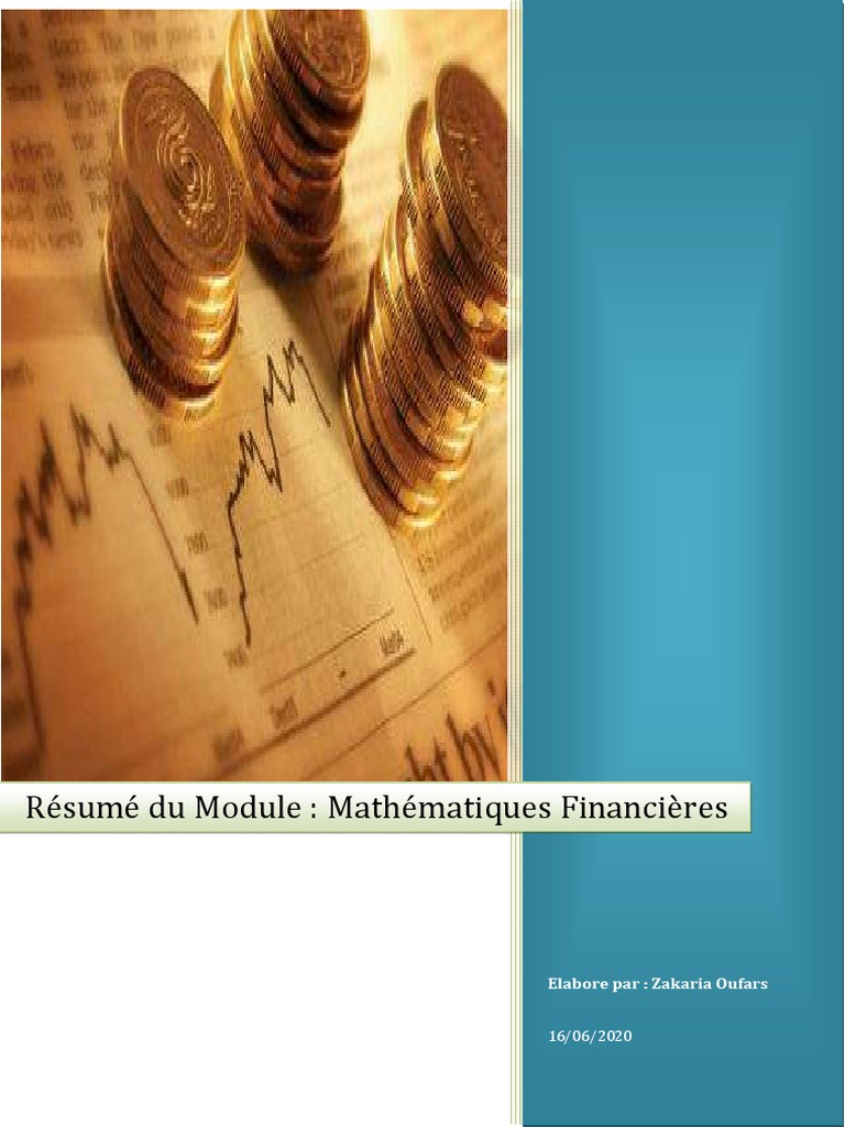 Résumé des Mathématiques Financières | PDF | Prêts | Amortissement ...