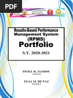 Annotations RPMS 2021 2022 | PDF | Learning | Teachers