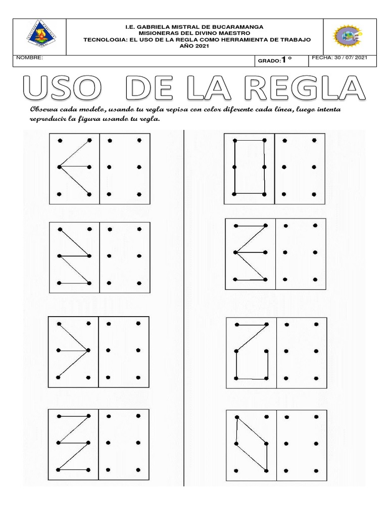 Uso de la Regla en Educación Primaria | PDF