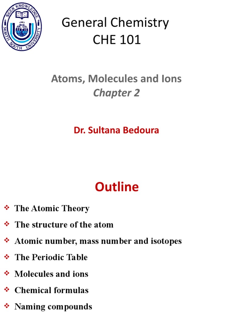 Understanding the Fundamental Units of Chemistry | PDF | Chemical ...