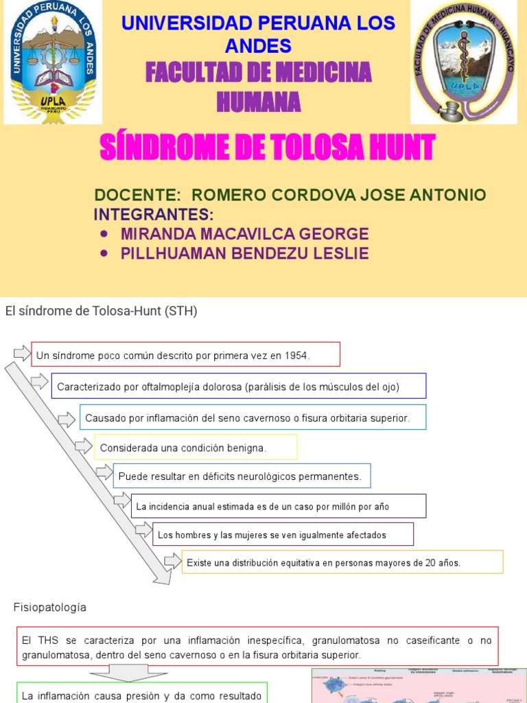 Sd. de Tolosa Hunt | PDF | Enfermedades y trastornos | Especialidades ...