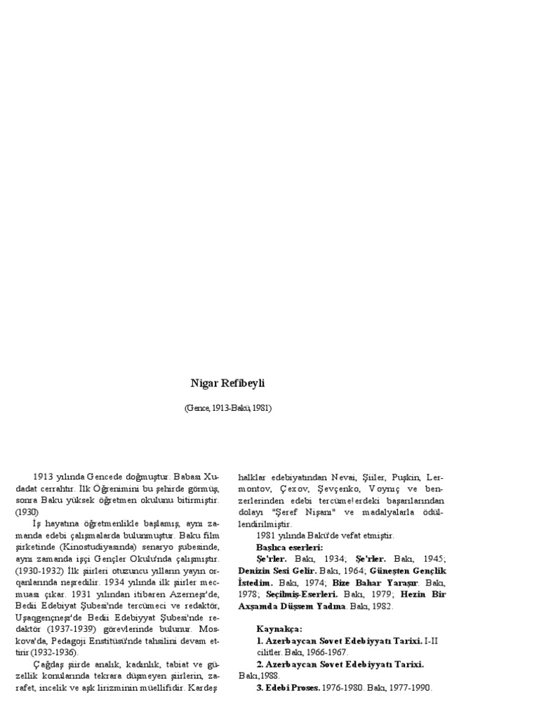 Nigar Refibeyli | PDF
