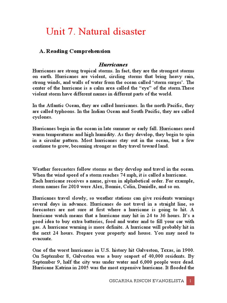 Unit 7 Lab E2 | PDF | Tropical Cyclones | Storms