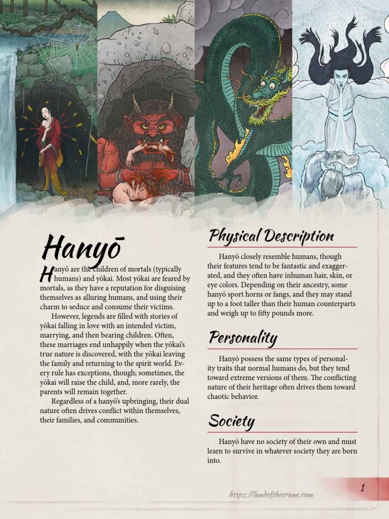 Hanyō: Physical Description | PDF | Nature