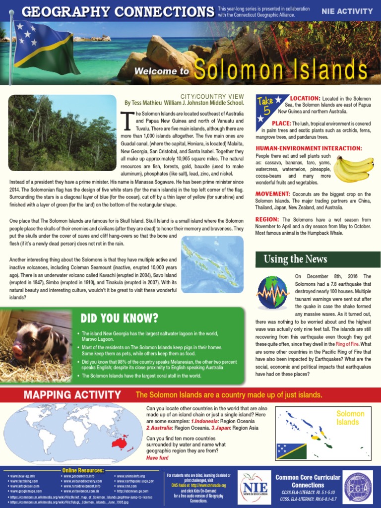 Solomon Islands | PDF | Solomon Islands | Earthquakes
