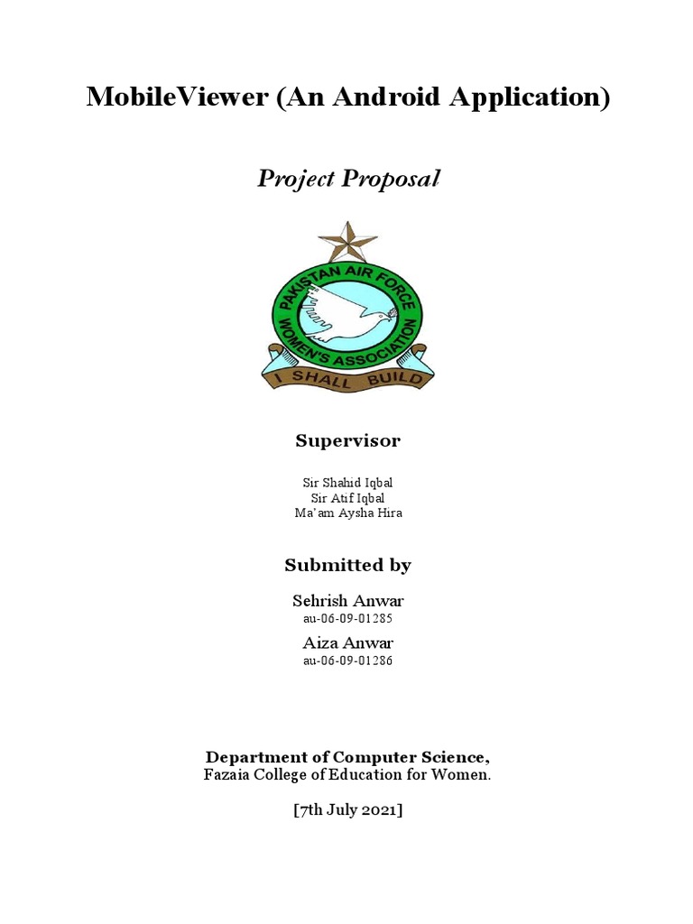 Mobileviewer (An Android Application) : Project Proposal | PDF | Mobile ...