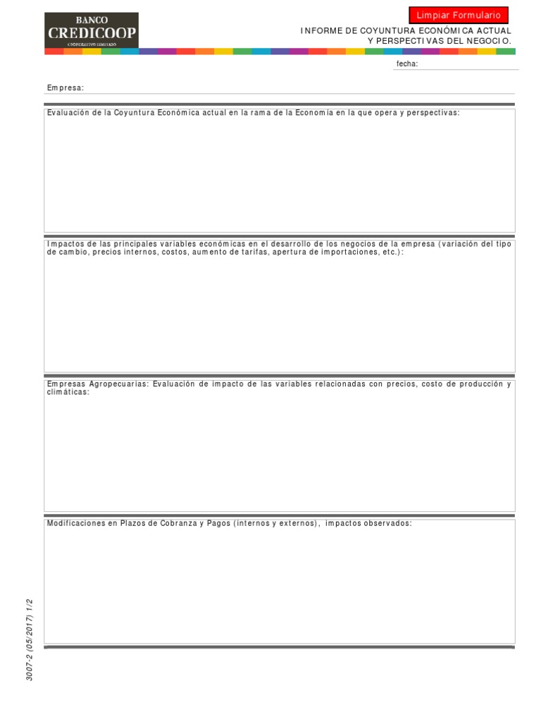 Form 3007. Nota de Coyuntura | PDF