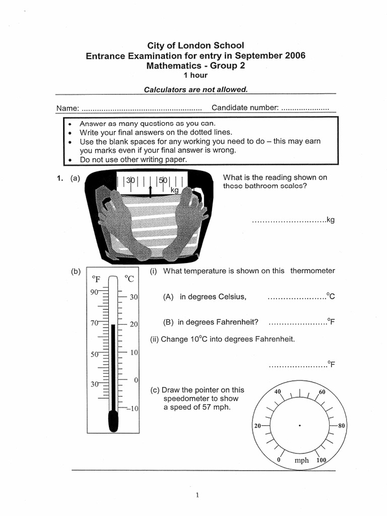 Maths Q Paper5 | PDF