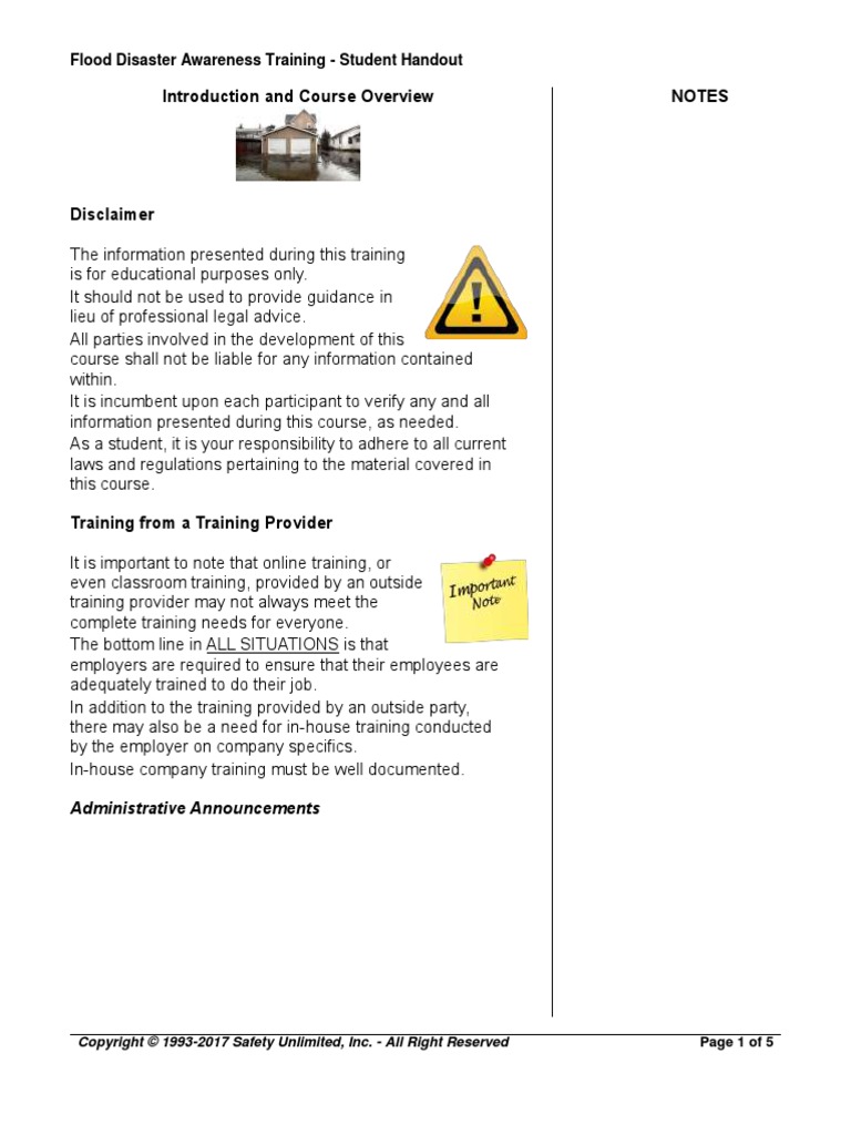 Section 01 - Introduction and Course Overview | PDF | Occupational Safety And Health | Employment
