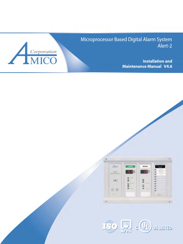 Manual Alarmas Microprocessor Based Digital Manifold AMICO | PDF ...
