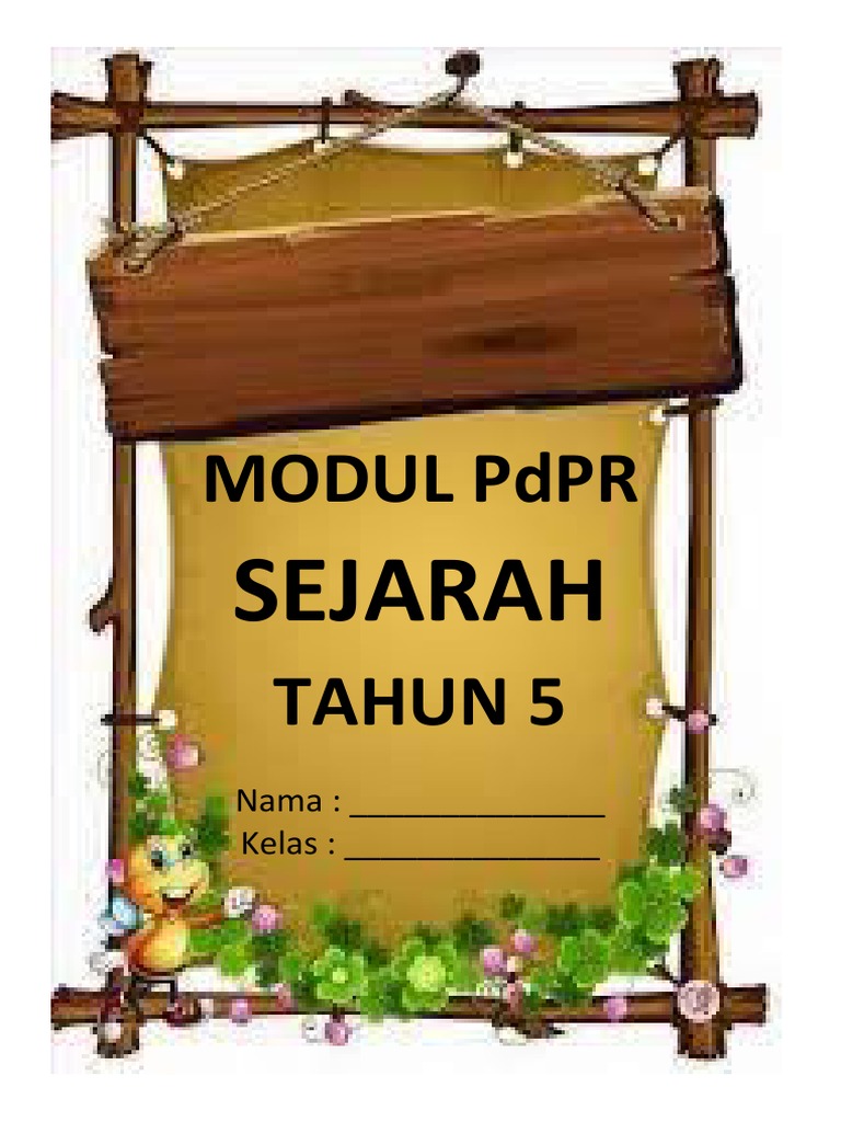 Cover Page Modul PDPR Sejarah | PDF