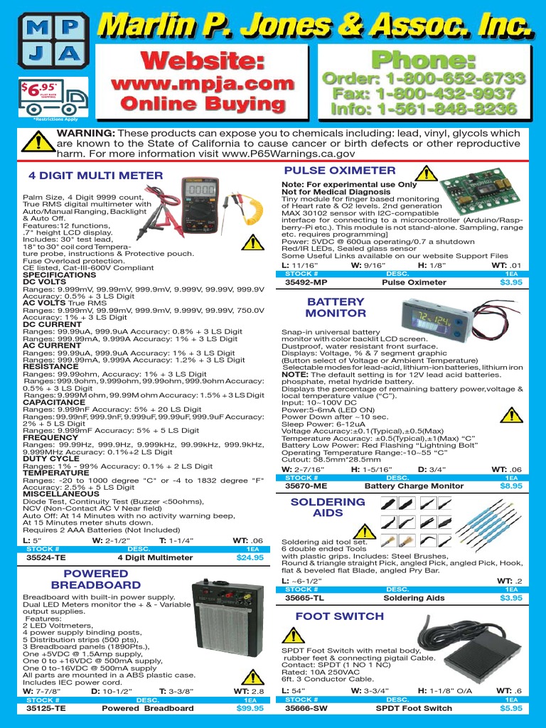 MPJA Full Color Catalog | PDF | Arduino | Raspberry Pi
