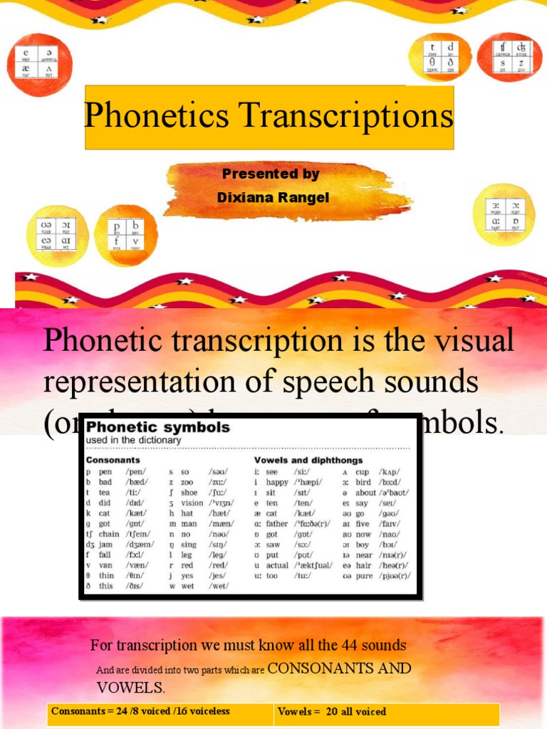 Phonetics Transcriptions PP | PDF