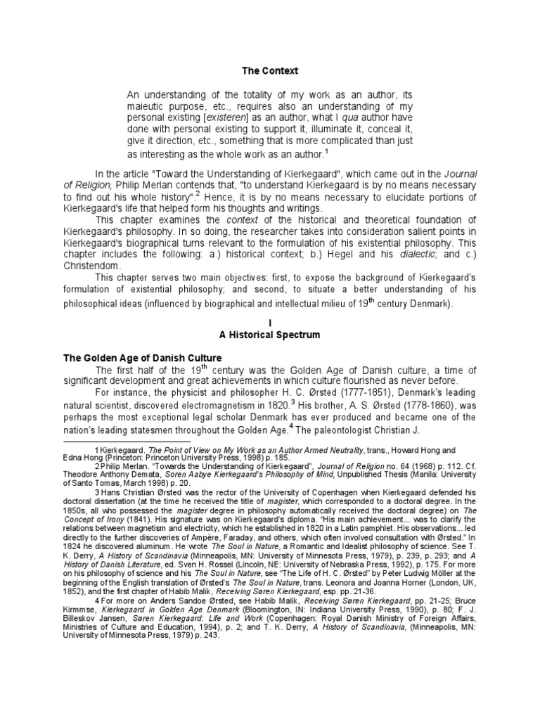 Understanding Kierkegaard's Philosophy | PDF | Søren Kierkegaard | Science