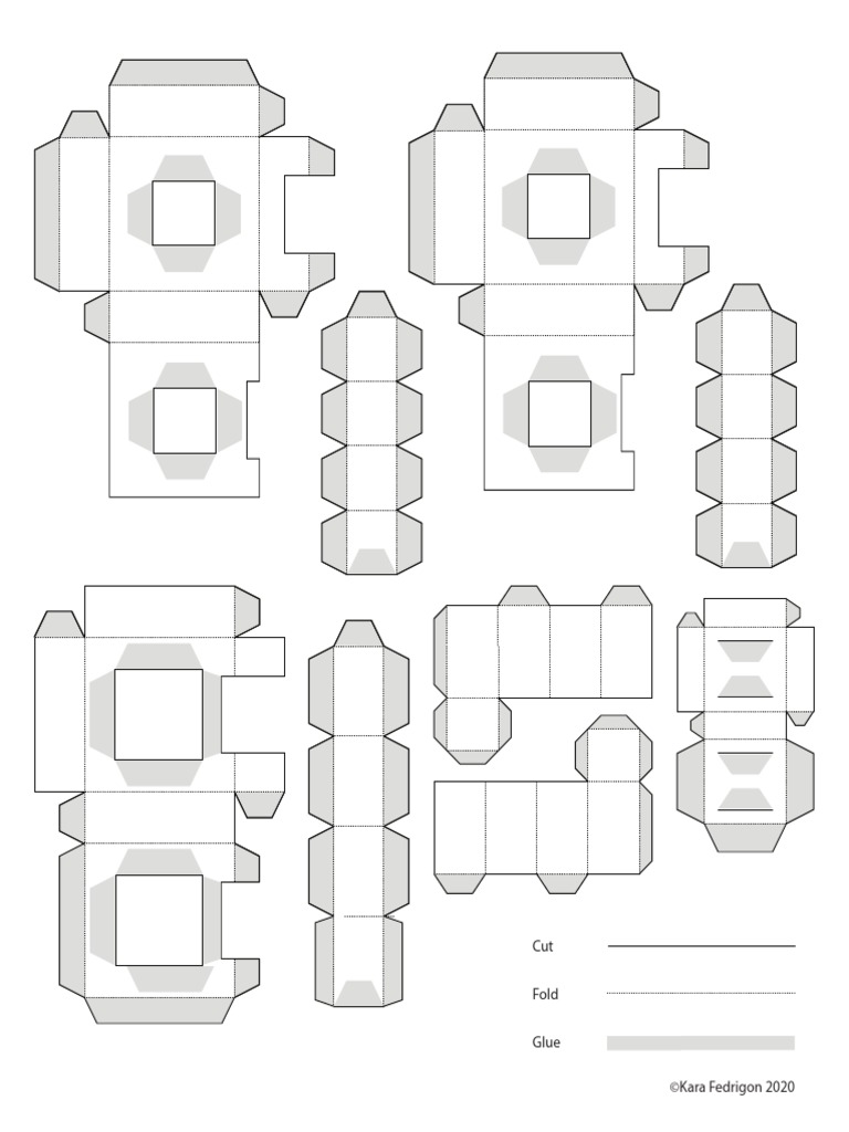Fidget Template Plain | PDF