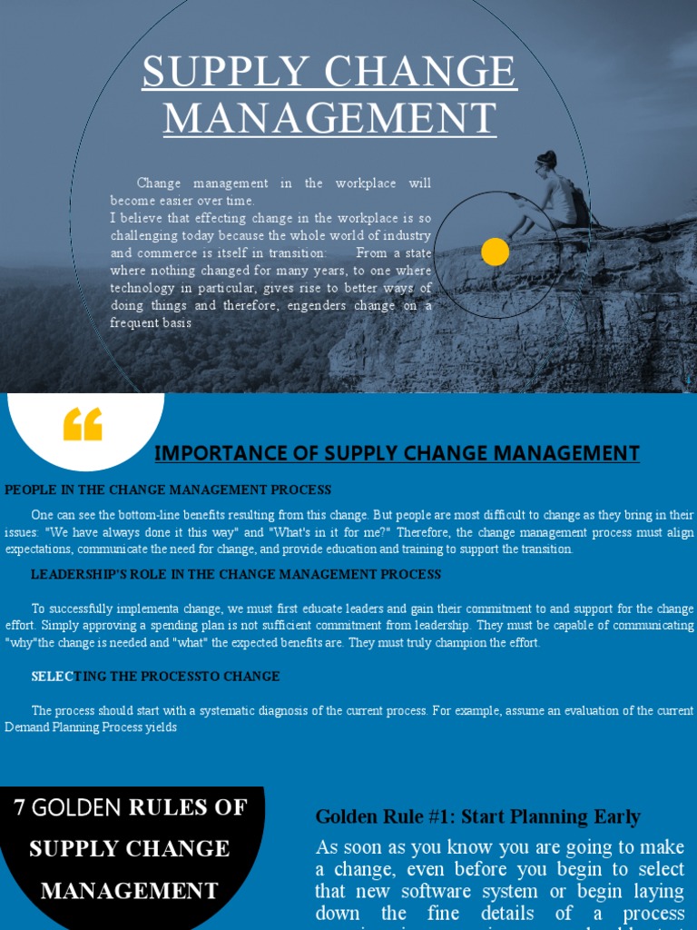 Effective Supply Change Management Strategies | PDF | Customer ...