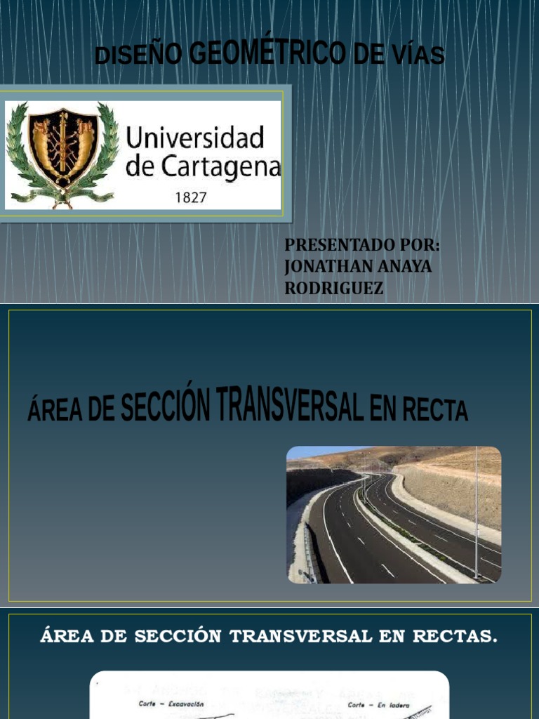 Área de Seccion Transversal en Recta | PDF