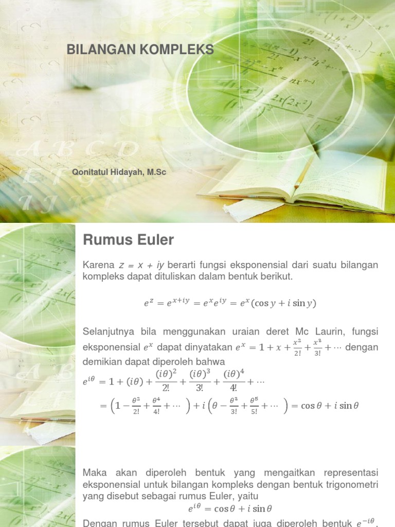 Rumus Euler dan Bilangan Kompleks | PDF