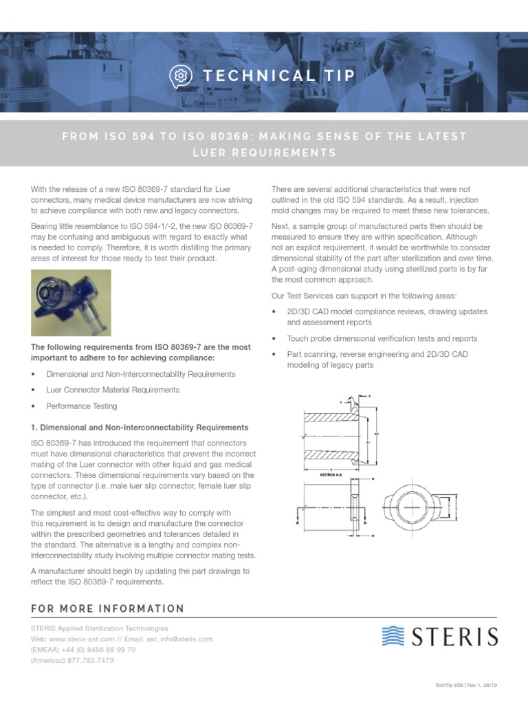 From ISO 594 To ISO 80369 | PDF | Young's Modulus | Verification And ...