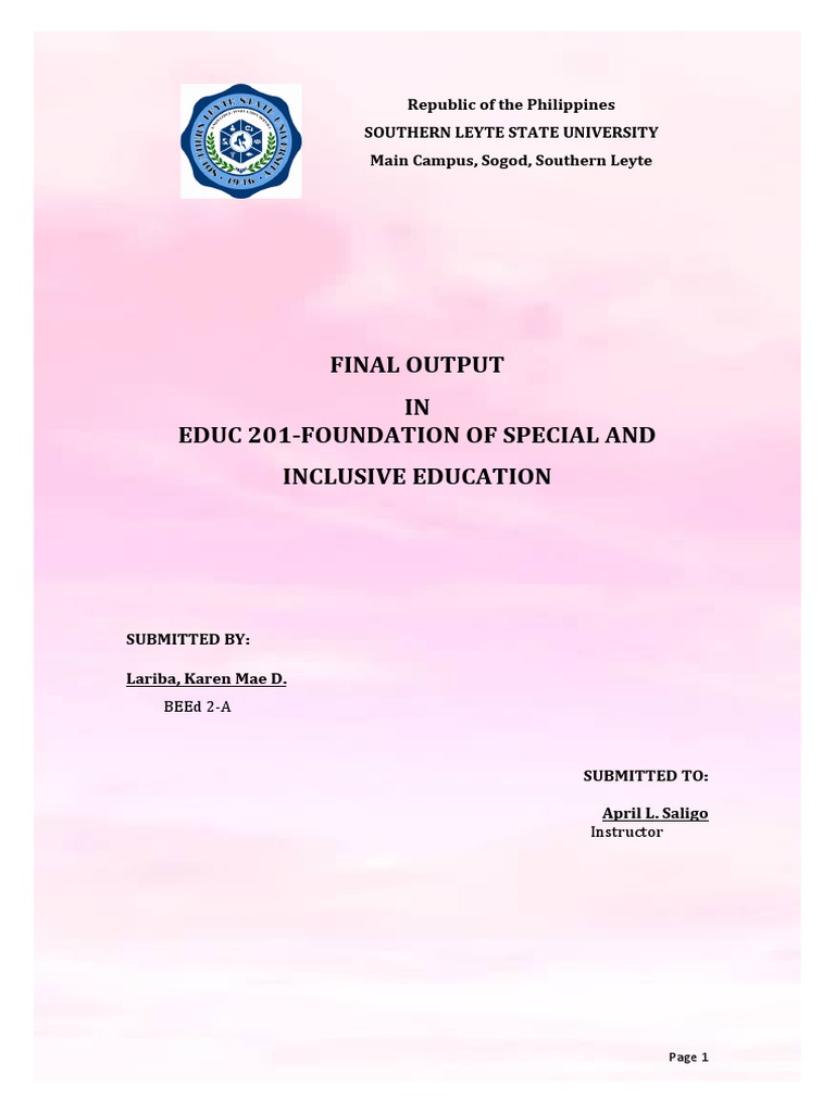 EDUC 201 Activities Lariba | PDF | Childbirth | Teachers